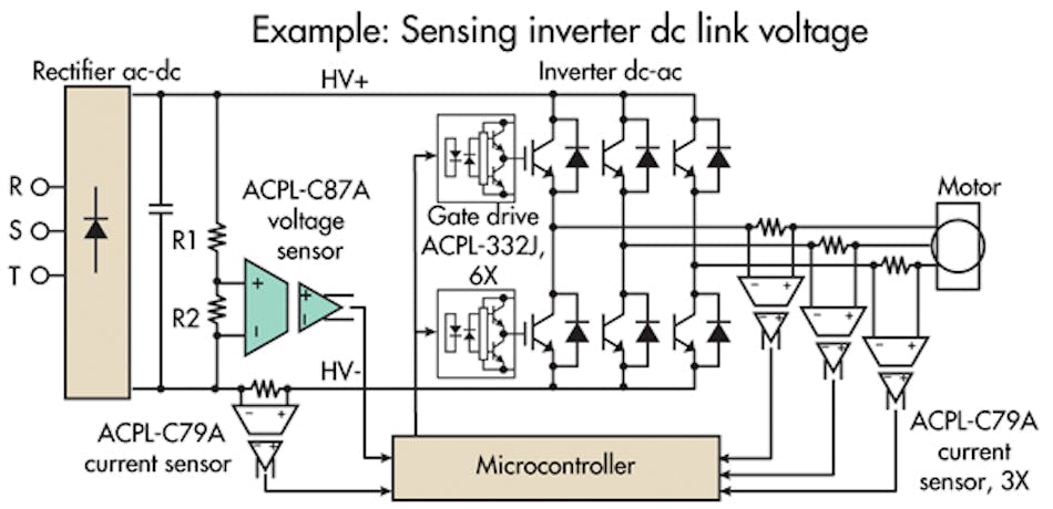 Isolated voltage sensing for safe control | Machine Design