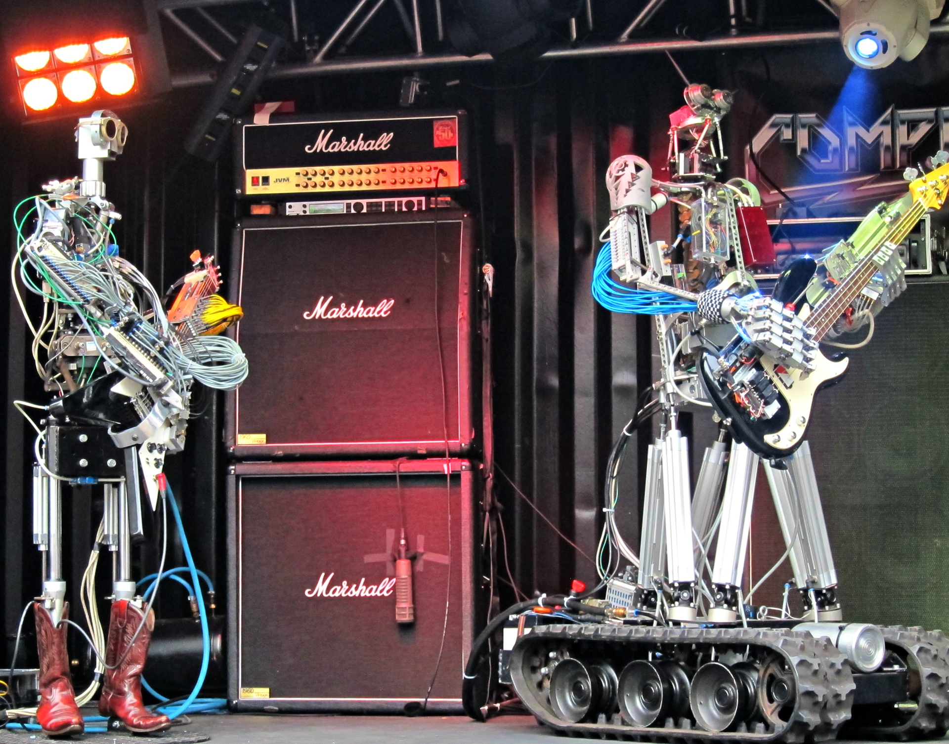 Image Gallery: Robotic and literal heavy metal band rocks NYC | Machine ...