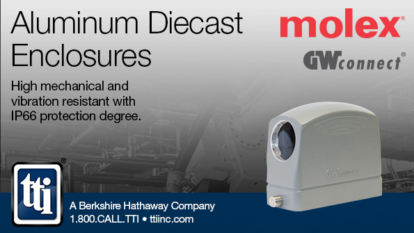 TTI Introduces GWconnect Heavy Duty Connectors from Molex | Machine Design