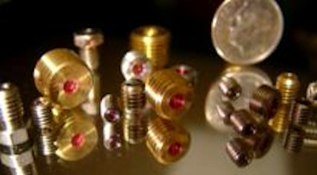 Jeweled bearings and ruby orifices | Machine Design