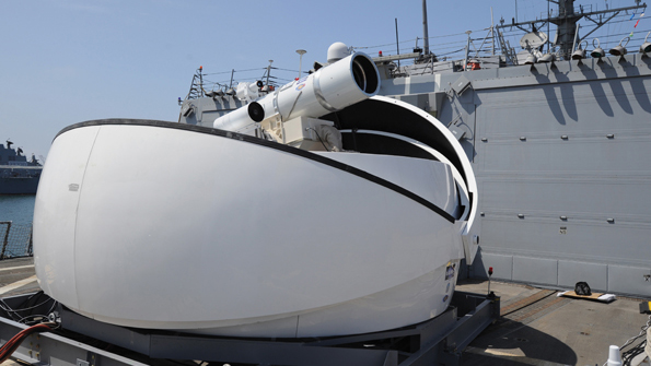 U.S. Navy puts first laser weapon on a warship | Machine Design