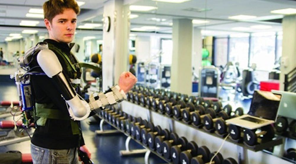 Student-developed exoskeleton wins 2013 Dyson Award | Machine Design Student-developed exoskeleton wins 2013 Dyson Award | Machine Design