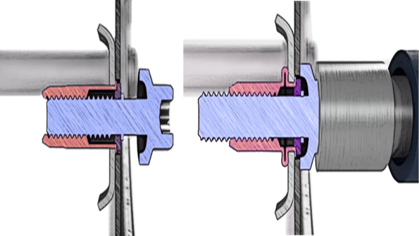 Blind rivet bolt combines screw and nut for faster assembly | Machine ...
