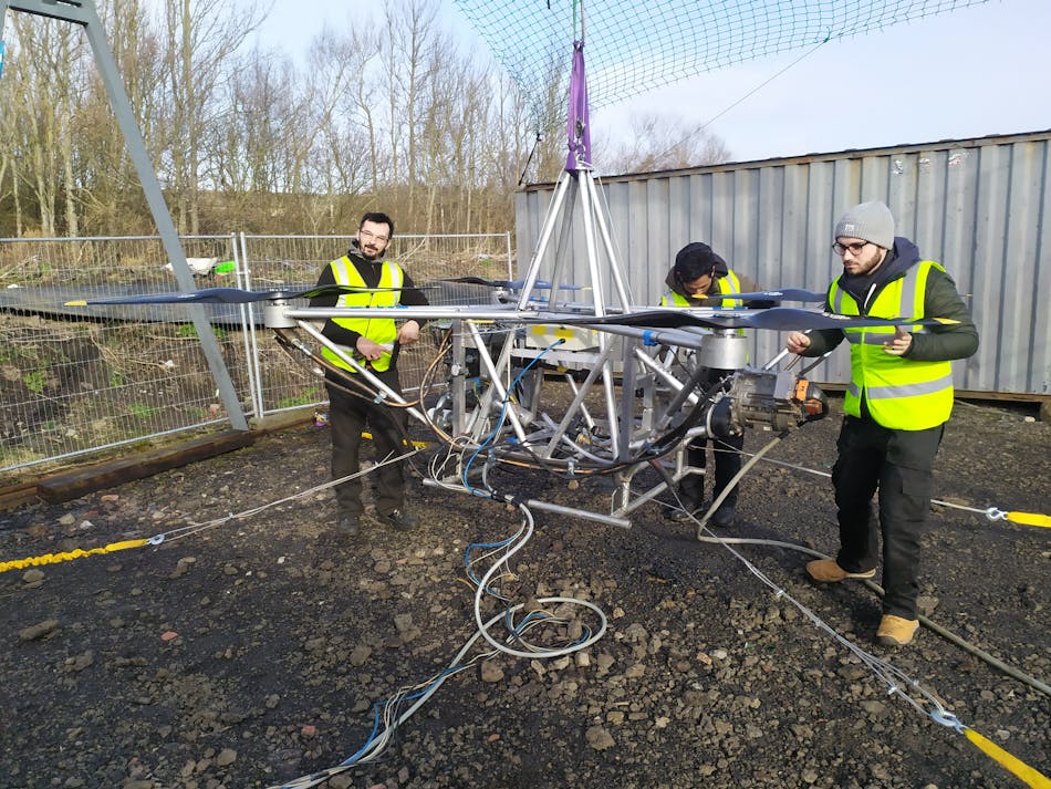 Hydraulic Hybrid Multicopter Design Takes Flight | Machine Design