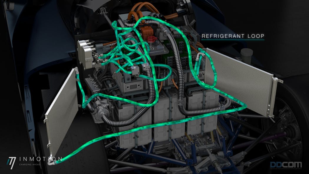 Battery Pack Cooling is Critical to an All-Electric Race Car | Machine ...