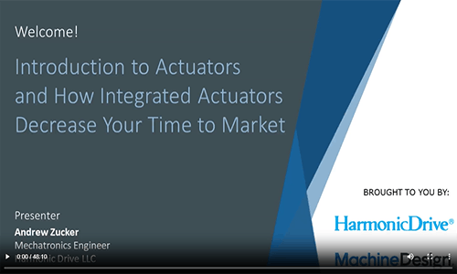 Introduction To Actuators And How Integrated Actuators Decrease Your Time To Market | Machine Design